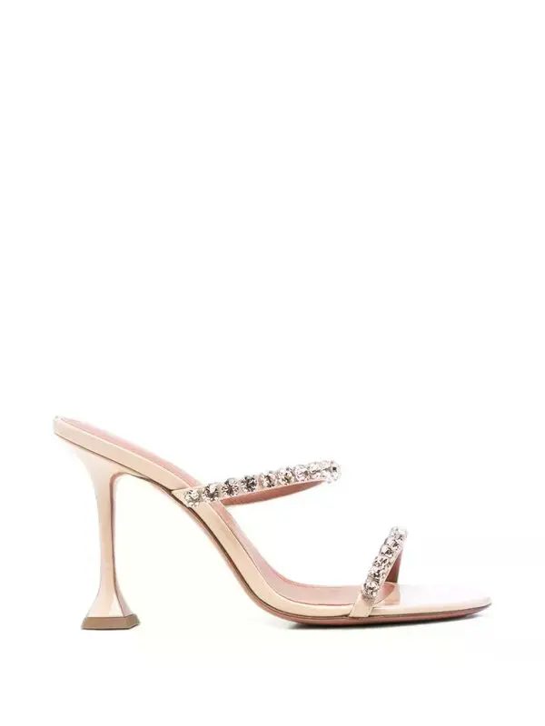 Amina Muaddi Gigi Crystal-embellished Sandals
