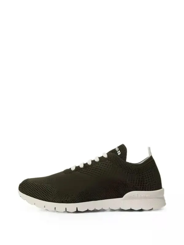 Kiton Knitted Lace-up Sneakers - Green