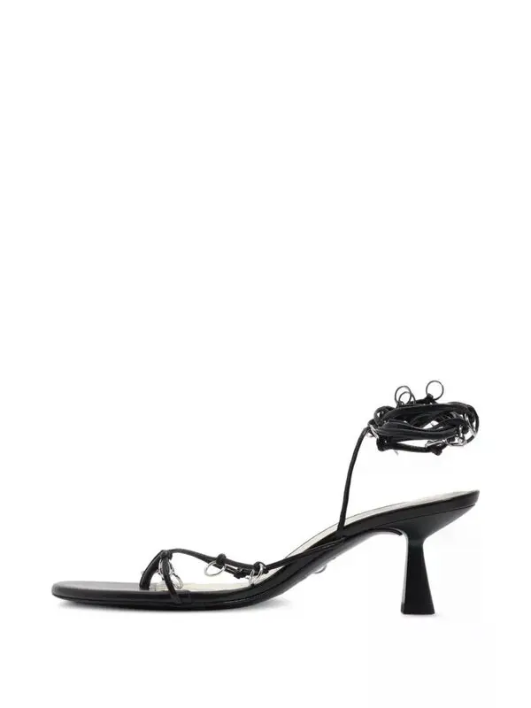 Bimba Y Lola Embellished Lace-up Heeled Sandals
