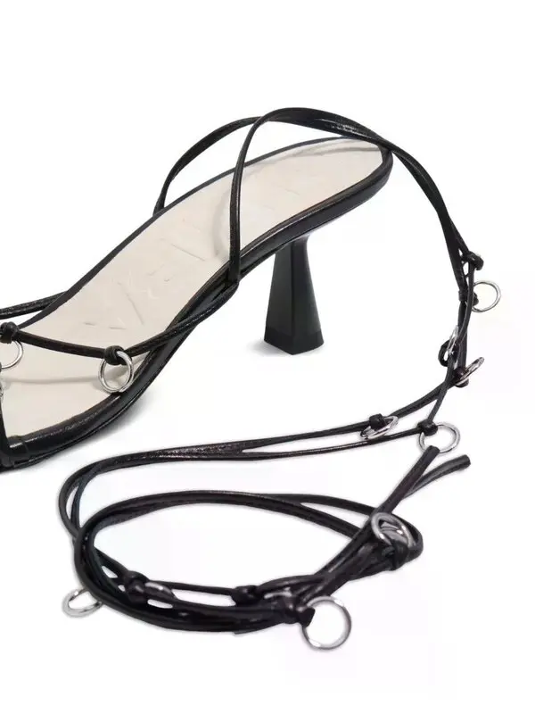 Bimba Y Lola Embellished Lace-up Heeled Sandals
