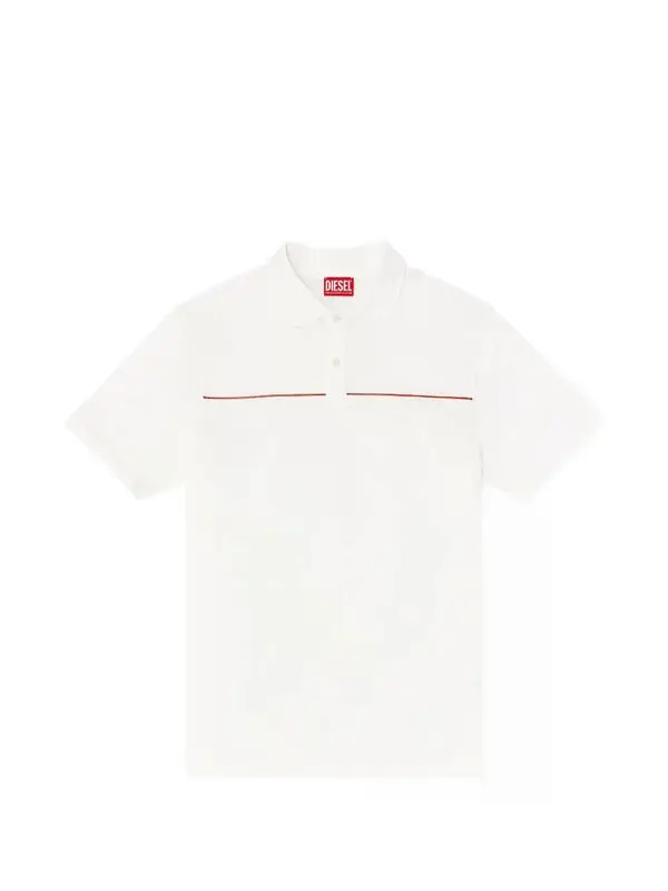 DIESEL® Polo Shirt With Contrast Piping