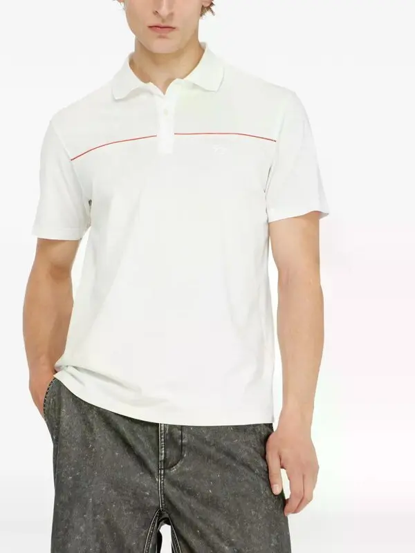DIESEL® Polo Shirt With Contrast Piping