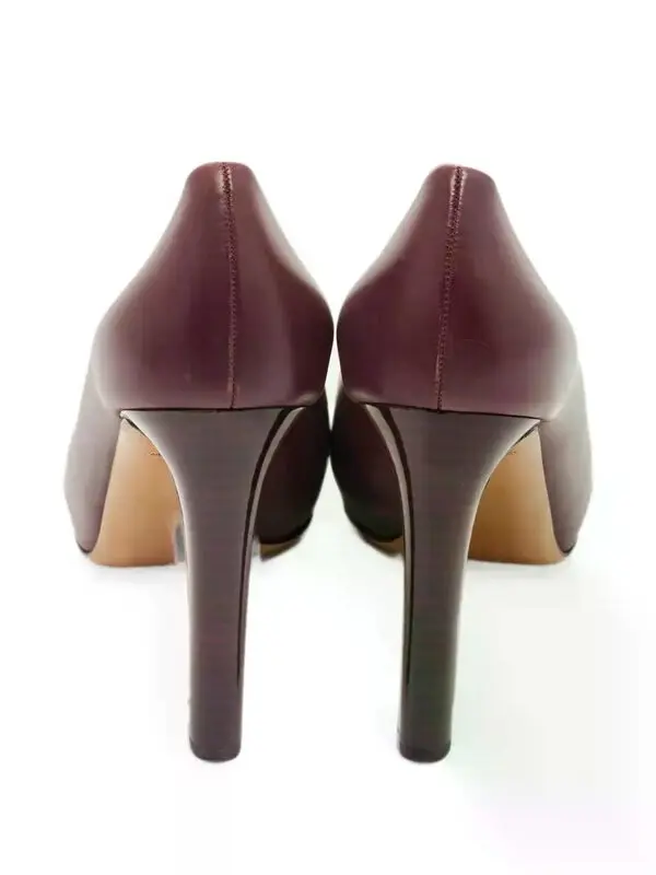 FERRAGAMO Leo Leather Heeled Pumps