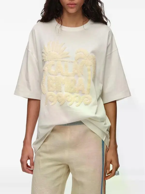 Bimba Y Lola Embroidered Logo T-shirt