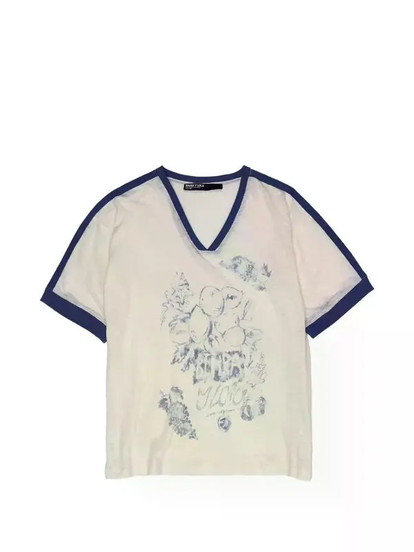 Bimba Y Lola Graphic Print T-shirt - White