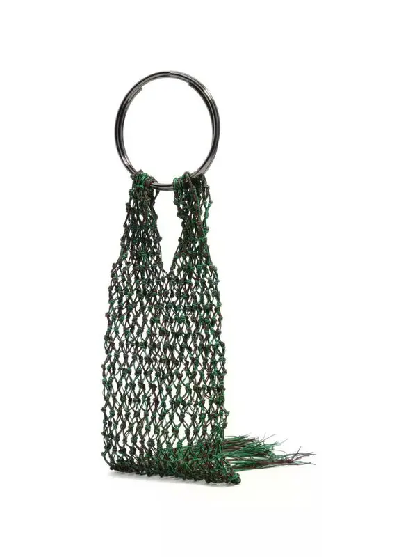 Bimba Y Lola Knotted Fringed Tote Bag