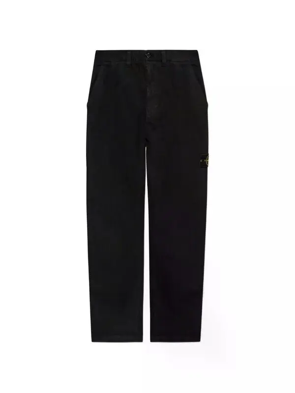 Stone Island Logo Patch Jeans