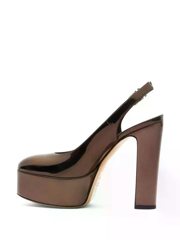 Casadei Patty Platform Interstellar Slingback Pumps