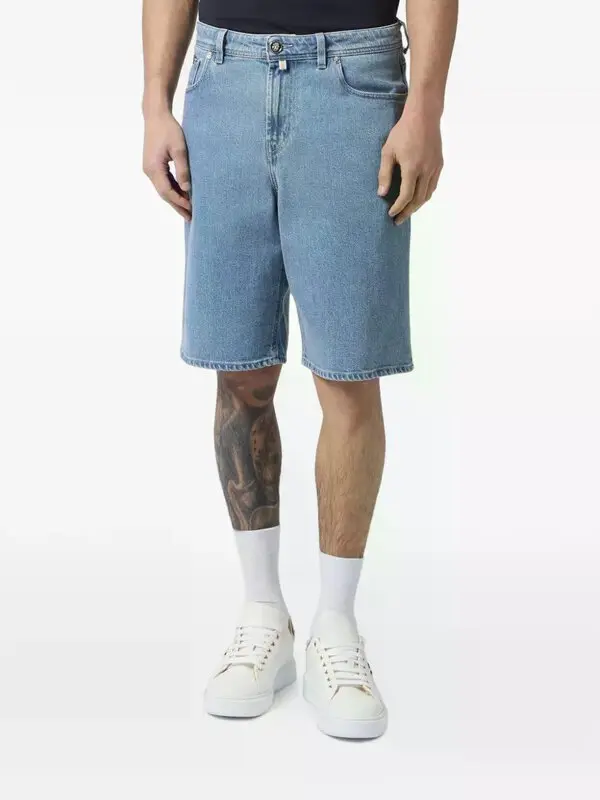 BILLIONAIRE Logo Patch Shorts - Blue