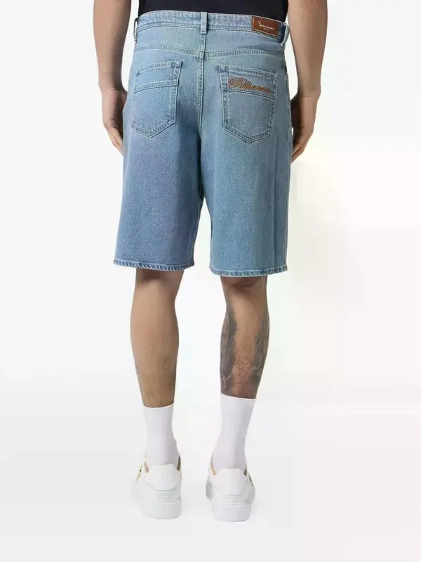 BILLIONAIRE Logo Patch Shorts - Blue