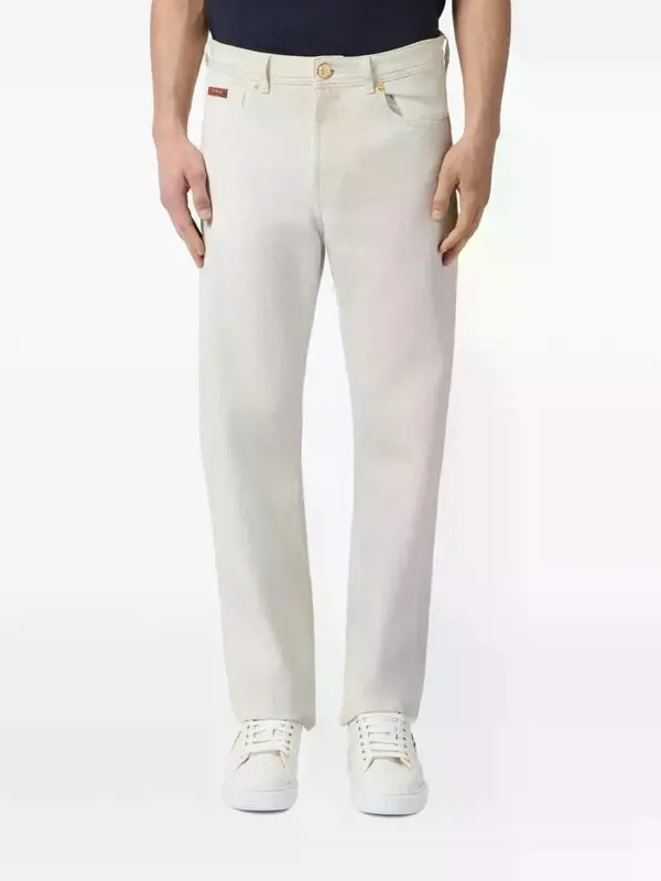 BILLIONAIRE Bb Monogram Straight-leg Jeans