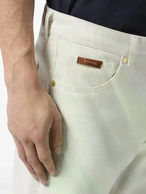 BILLIONAIRE Bb Monogram Straight-leg Jeans