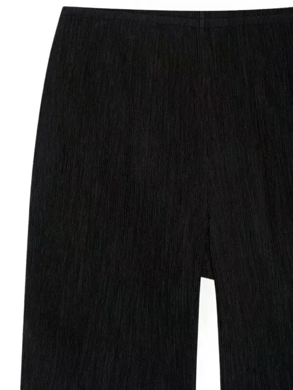 ANINE BING Aden Crinkled Trousers - Black