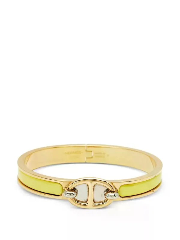Hermès Mini Clic Chaine D’ancre Enamel Bracelet - Gold