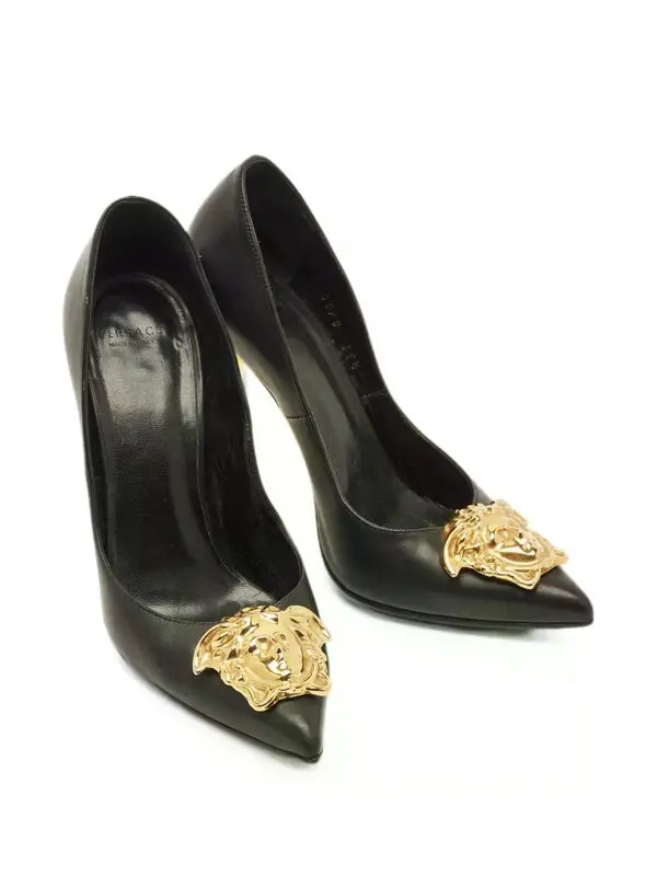 Versace Medusa Leather Pumps