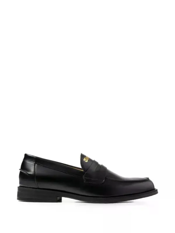 DUKE + DEXTER Penny Loafers - Black