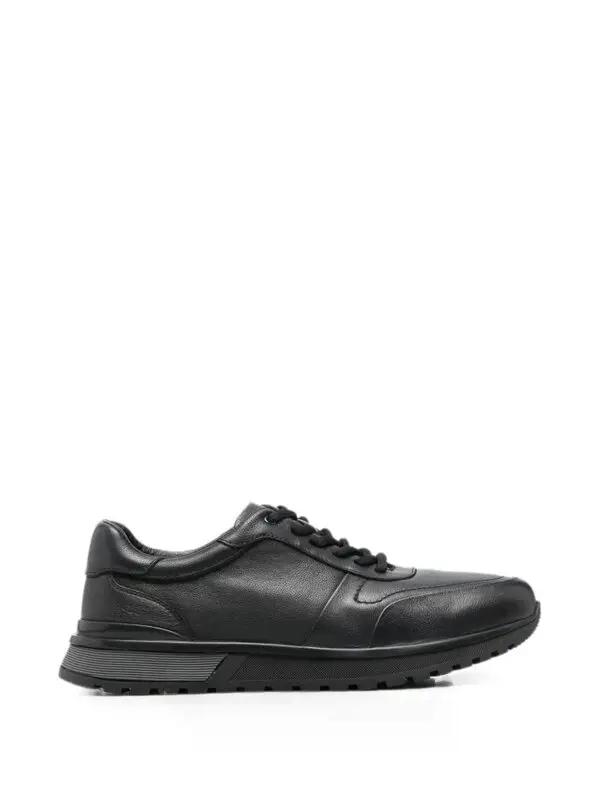 SERGIO MORETTI FIRENZE Panelled Leather Sneakers