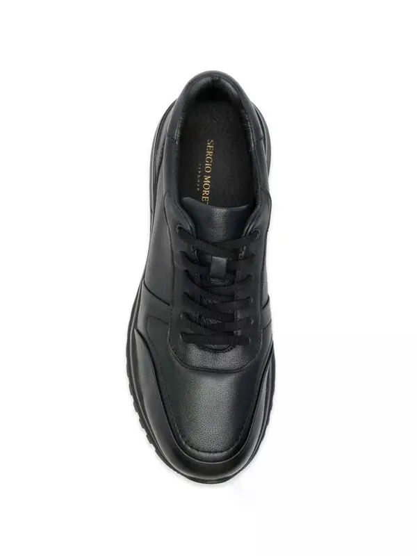 SERGIO MORETTI FIRENZE Panelled Leather Sneakers