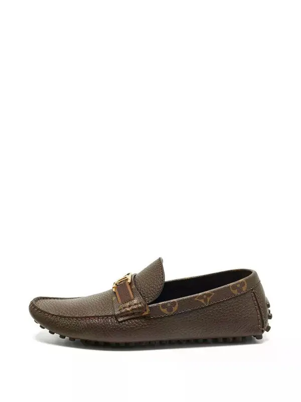LOUIS VUITTON Hockenheim Driver Loafers - Brown