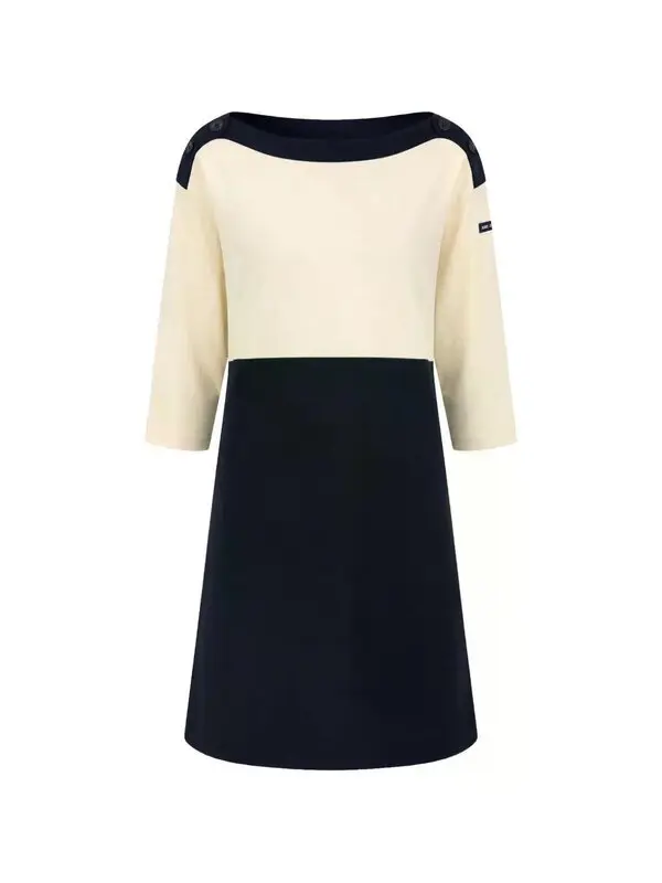 Saint James Colour-block Mini Dress