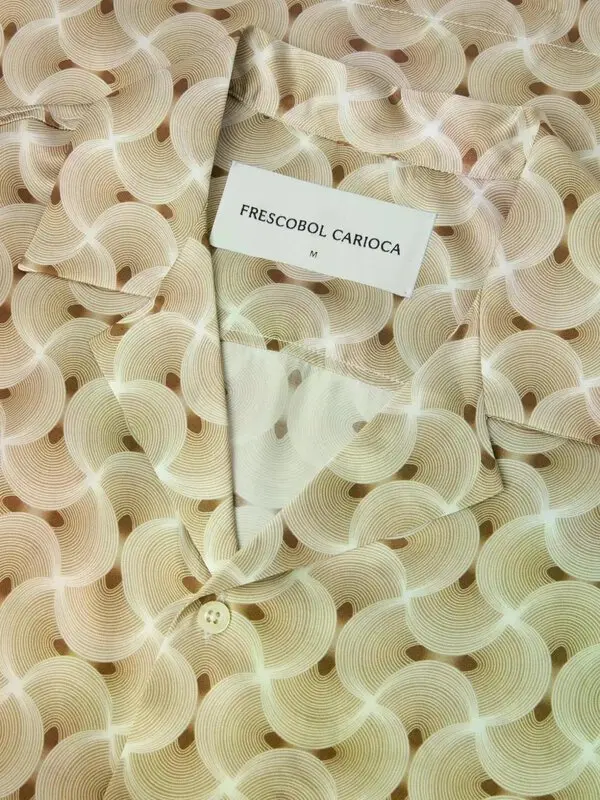 Frescobol Carioca Roberto Silk Shirt - Neutrals