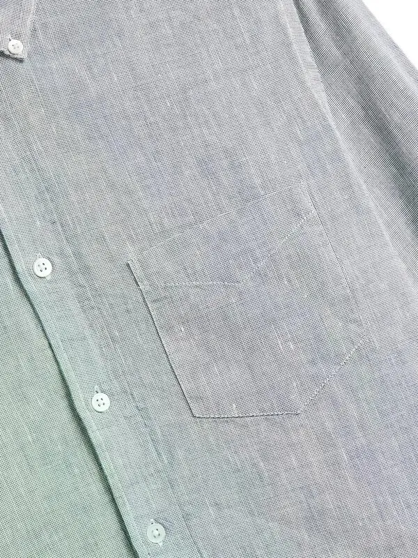 Portuguese Flannel Button-down Collar Chest-pocket Shirt