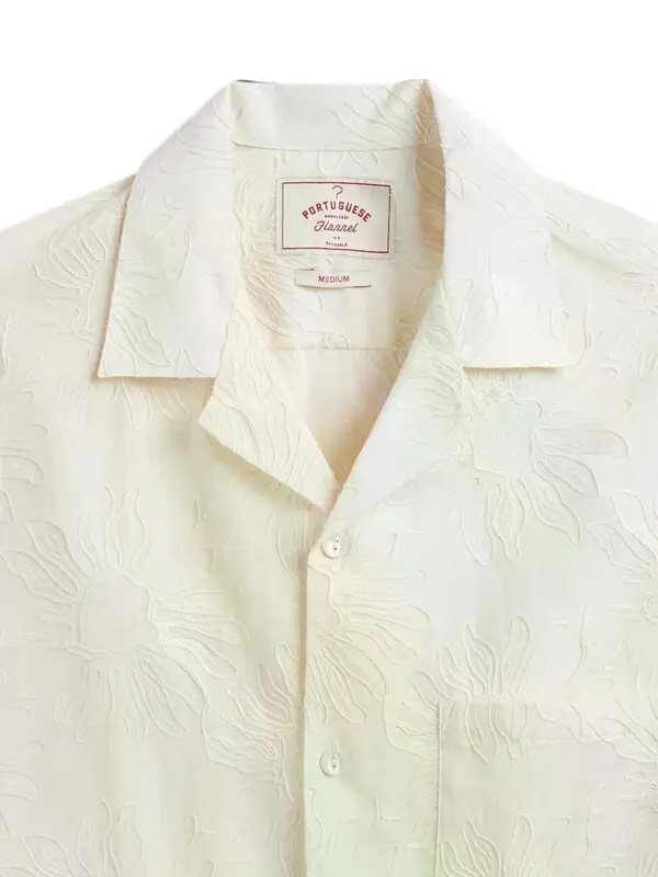 Portuguese Flannel Embroidered Short-sleeve Shirt