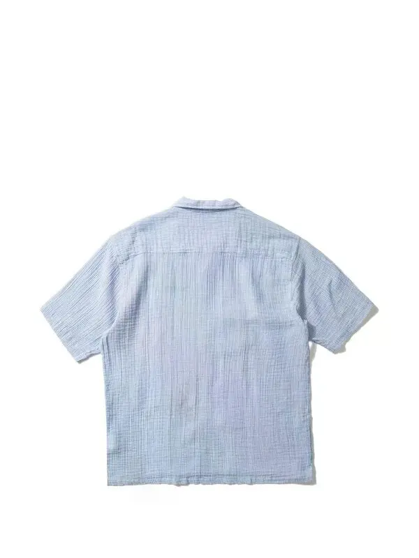 EDMMOND STUDIOS Western Embroidered Seersucker Shirt
