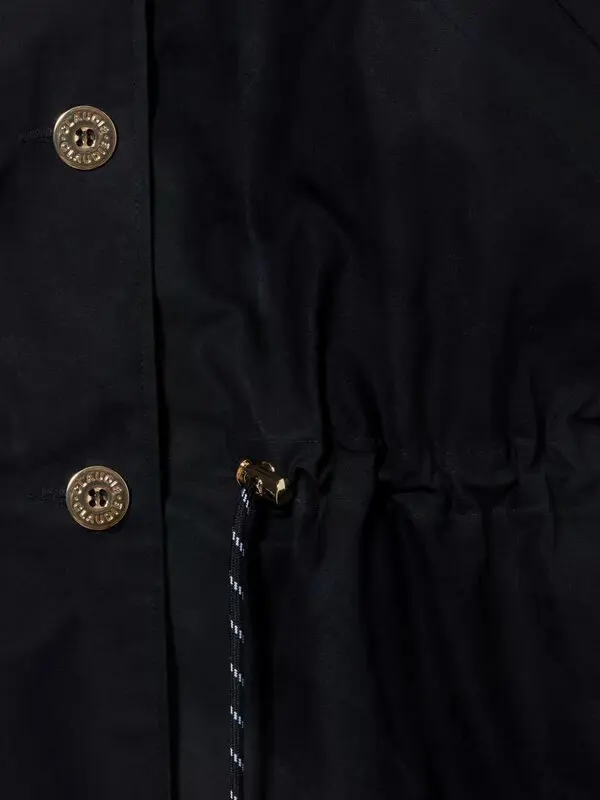 Claudie Pierlot Drawstring-waist Storm-flap Parka