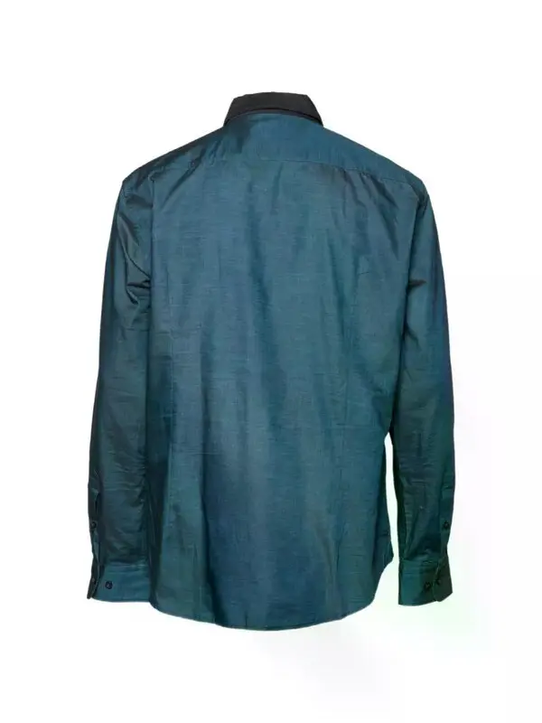 BOSS Slim-fit Contrast-panel Shirt