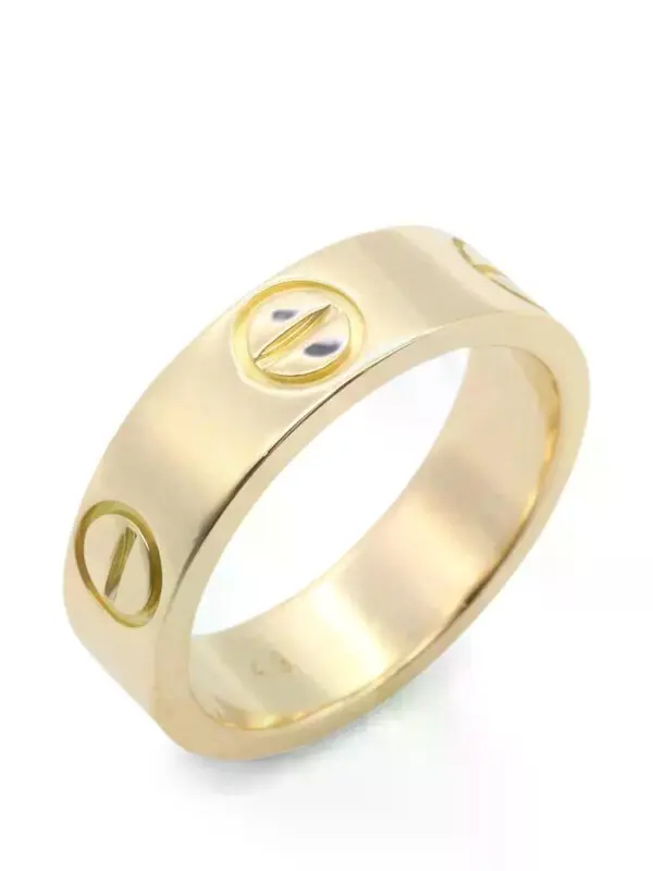 Cartier 18k Yellow Love Motif Ring