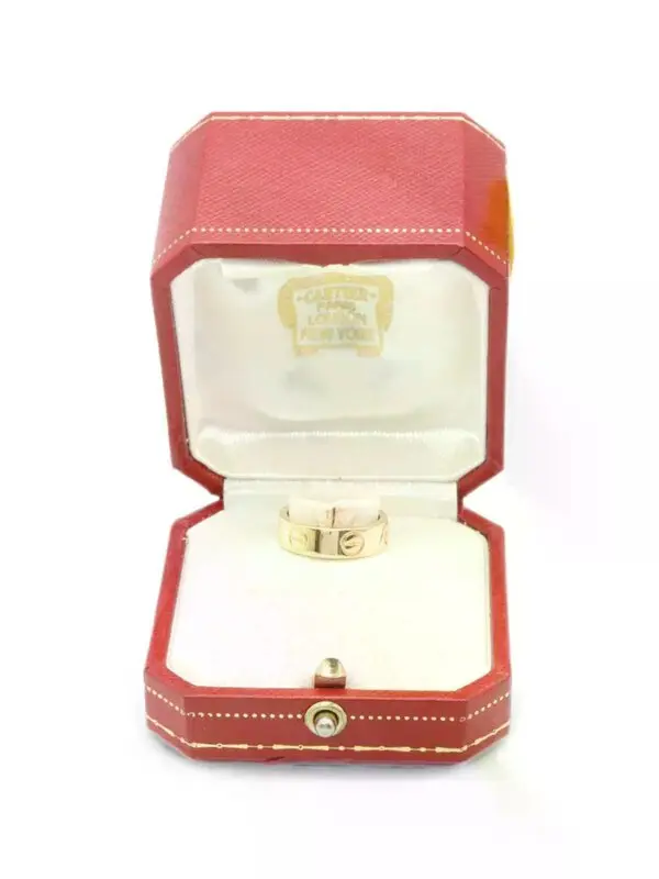 Cartier 18k Yellow Love Motif Ring