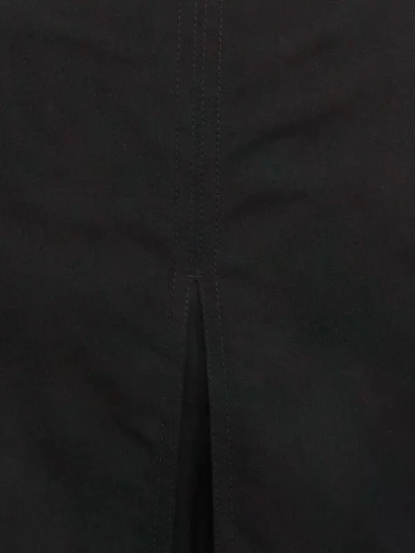 Gucci Pleated Wool Shorts With Leather Trim