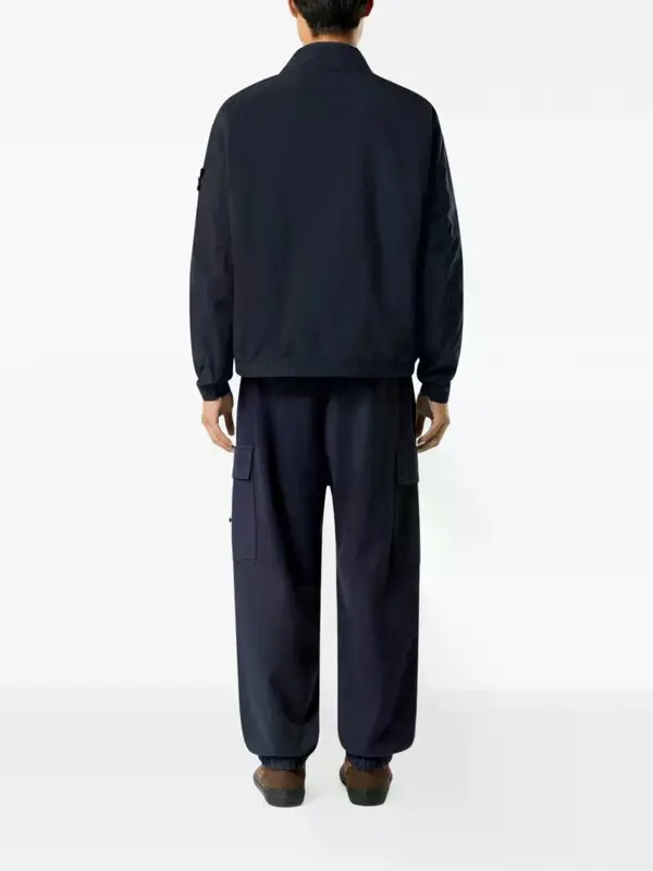 Stone Island Logo Patch Insulated Jacket - Blue
