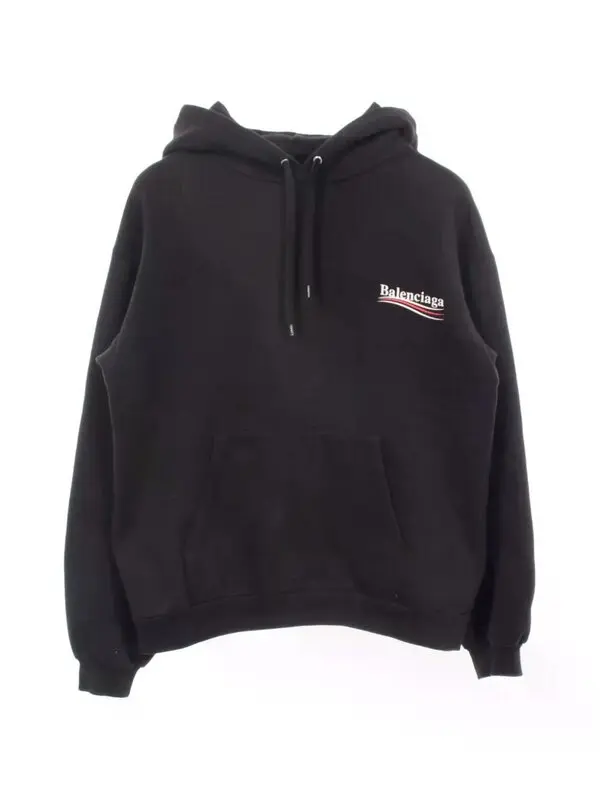 Balenciaga 2000s Campaign Logo Hoodie - Black