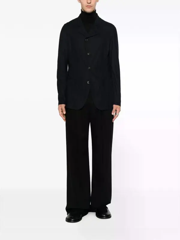Emporio Armani Buttoned Wool Jacket
