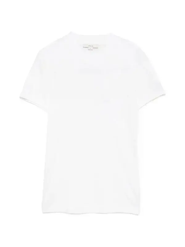 Vince Short-sleeve Mock Neck T-shirt - White