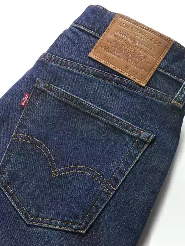 LEVI'S 511 Logo-patch Jeans - Blue