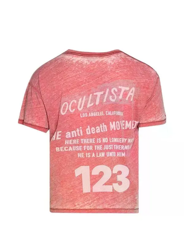 RIVINGTON ROI REBIS Burnout-effect Distressed T-shirt