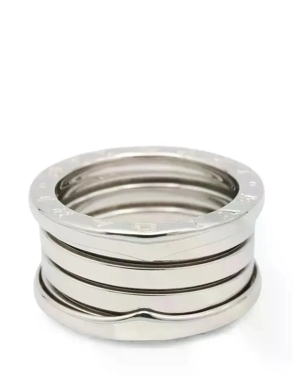 BVLGARI 18k White Gold B.zero1 Four-band Ring