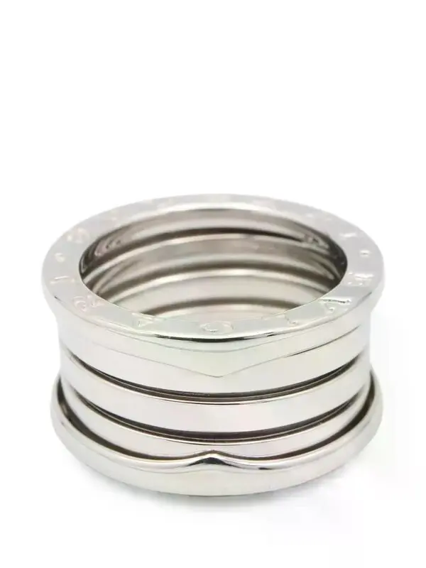 BVLGARI 18k White Gold B.zero1 Four-band Ring