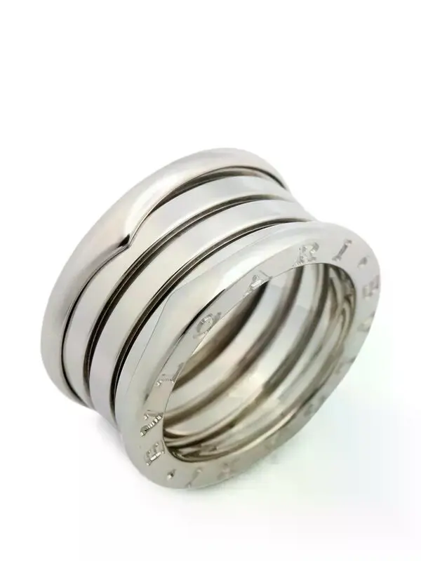 BVLGARI 18k White Gold B.zero1 Four-band Ring