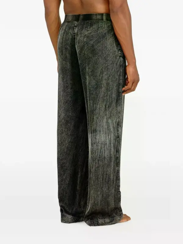 DIESEL® Viscose Pants With A Fluid Fit