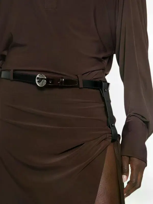 Coperni Draped Midi Shirt Dress