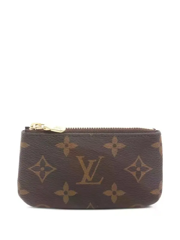 LOUIS VUITTON 2022 Monogram Pochette Clé Coin Purse