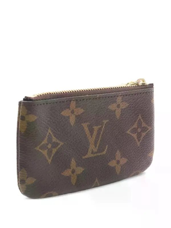 LOUIS VUITTON 2022 Monogram Pochette Clé Coin Purse