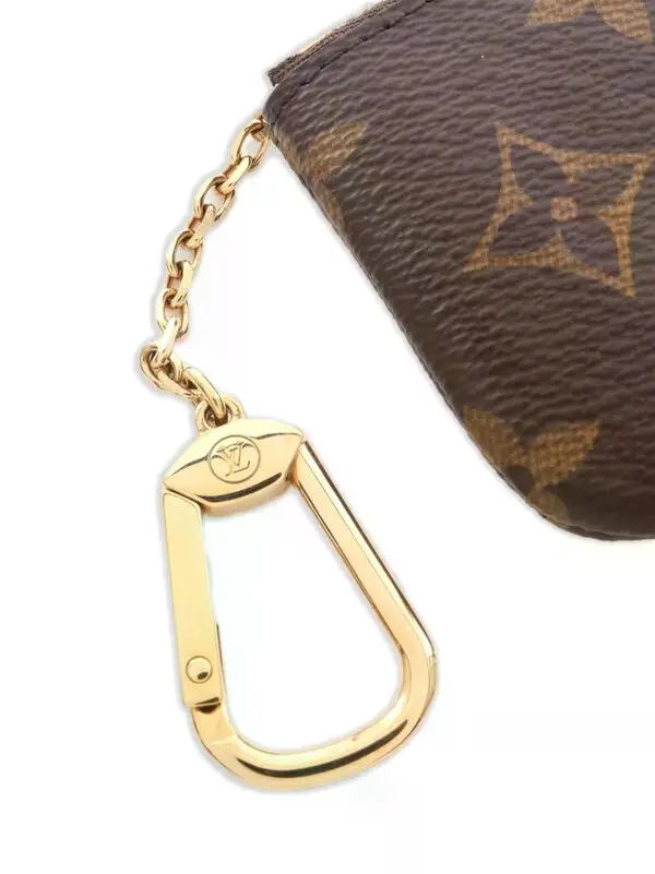 LOUIS VUITTON 2022 Monogram Pochette Clé Coin Purse