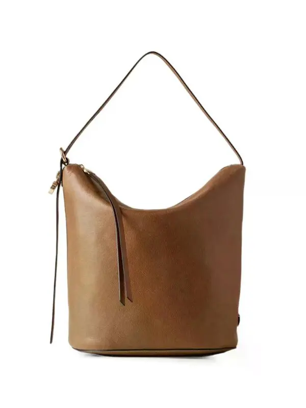 Borbonese Prive Zip-fastening Bucket Bag - Brown