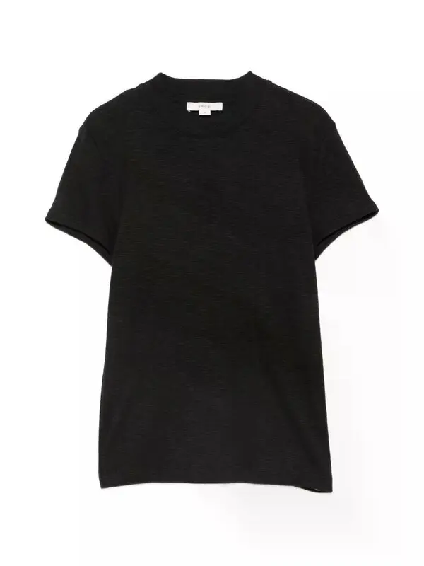Vince Short-sleeve Mock Neck T-shirt - Black