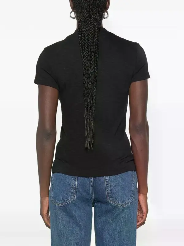 Vince Short-sleeve Mock Neck T-shirt